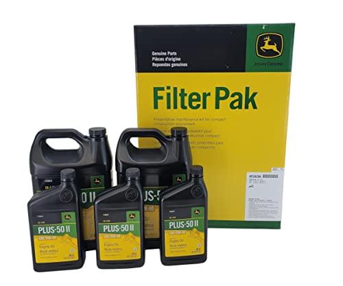 John Deere Original Equipment (204L/304L) Oil/Filter Pak Kit - AT53628 ...