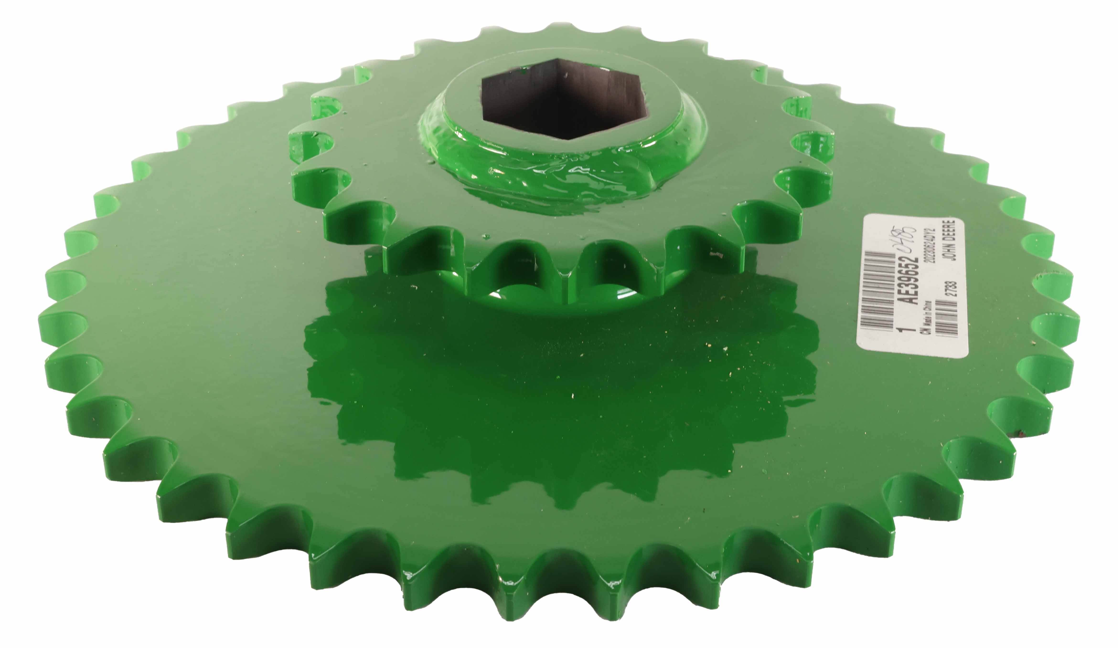 John Deere Original Equipment Double Chain Sprocket - AE39652 – AGNLAWN.com
