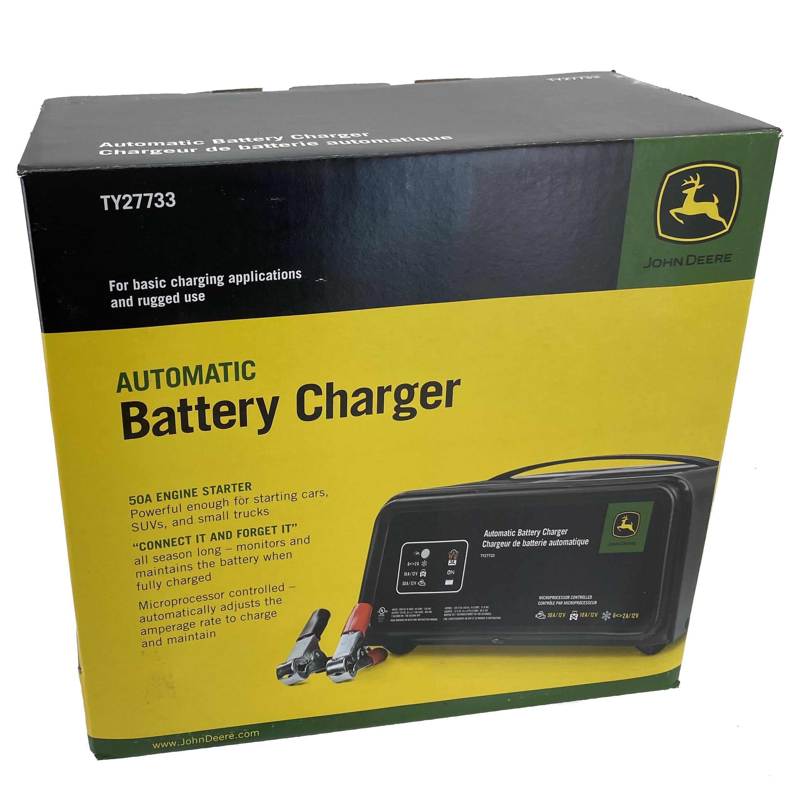 John Deere Battery Charger - TY27733 – AGNLAWN.com