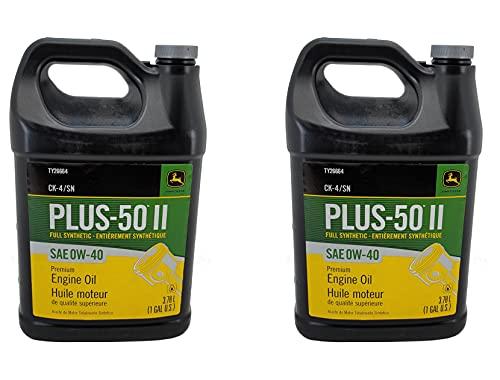 John Deere Original Equipment (2 PACK) Plus-50 II SAE 0W-40 - TY26664 ...