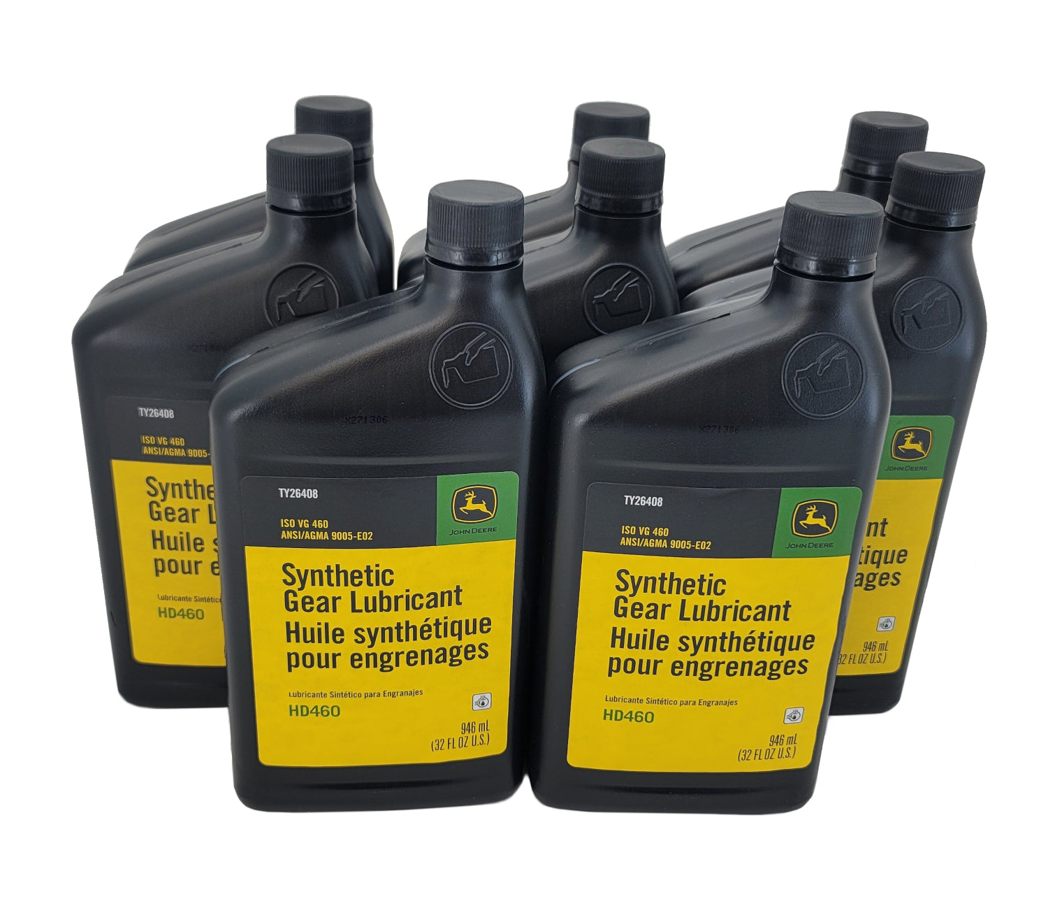 John Deere (8 PACK) Original Equipment Synthetic Gear Lubricant - TY26 ...