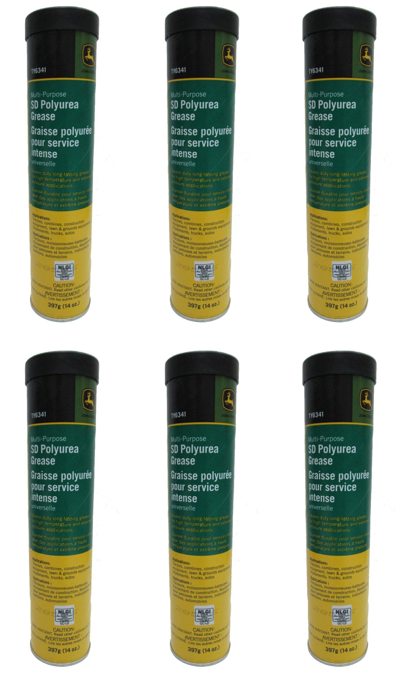John Deere Original Equipment Grease (6- PACK) - TY6341 – AGNLAWN.com