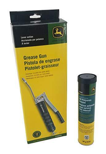 John Deere Lever Action Grease Gun with Multi-Purpose SD Polyurea Grea
